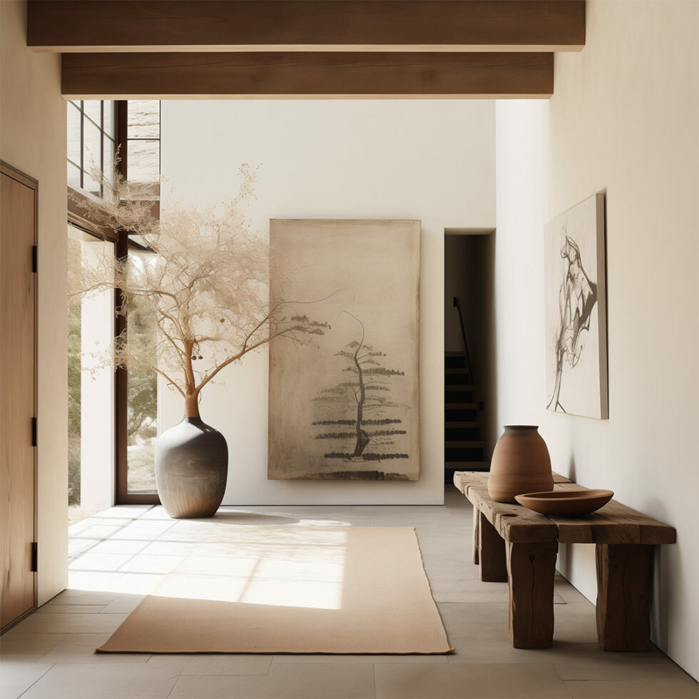 Japandi Entryway Design Ideas | J. Reiko Design + Co