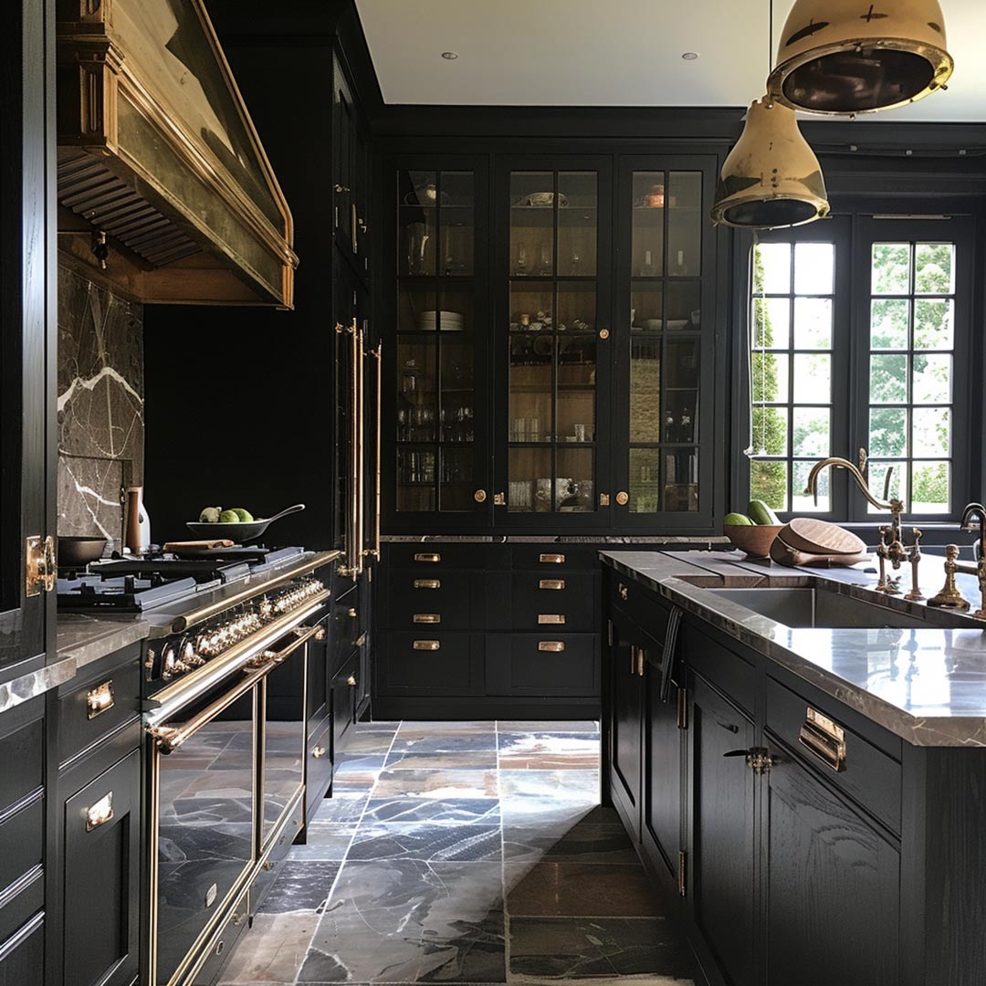 English-Style Bespoke Kitchen Design || J. Reiko Design + Co